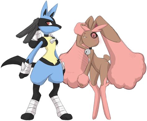 Lucario X Lopunny