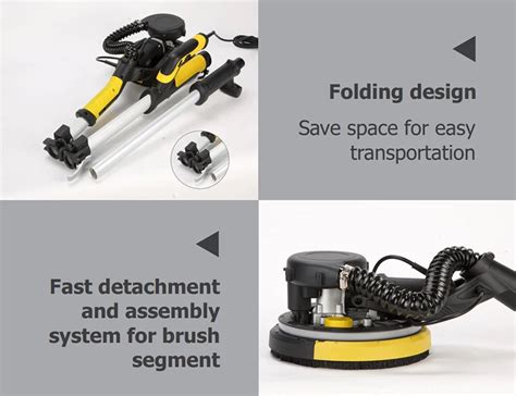 Szl-225fv-2 Putty Wall Drywall Electric Sanding Mmachine Folding Design ...