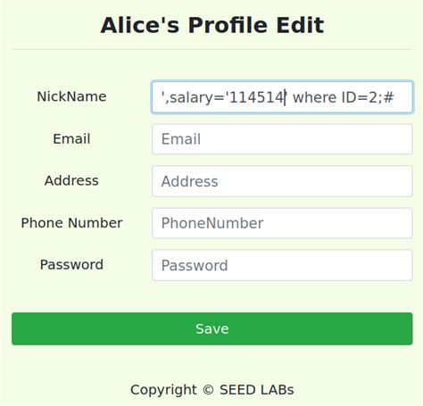 【seed Labs 20】sql Injection Attack Lab Csdn博客