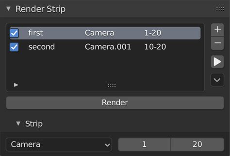Render Strip V0 3 Animation Strips Manager BlenderNation
