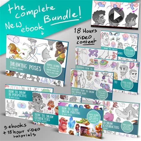 Mitch Leeuwe Art Tutorials EBooks Complete Bundle Mitchleeuwebook