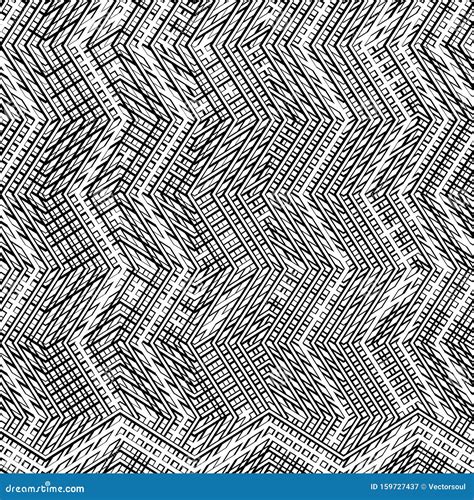 Abstract Geometric Mesh Grid Pattern Of Interweaved Interlocking Lines Stripes Cellular