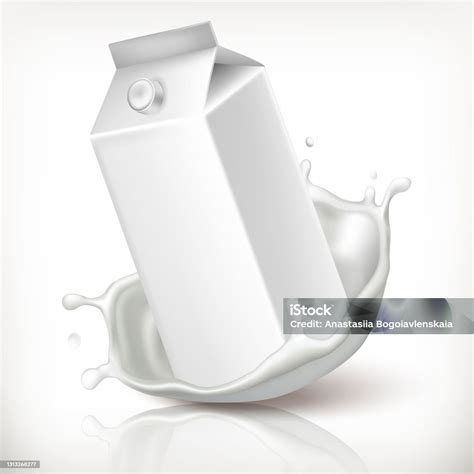 벡터 3d 사실적 세트입니다 우유 판지와 스플래시 우유에 대한 스톡 벡터 아트 및 기타 이미지 우유 0명 따르기 Istock