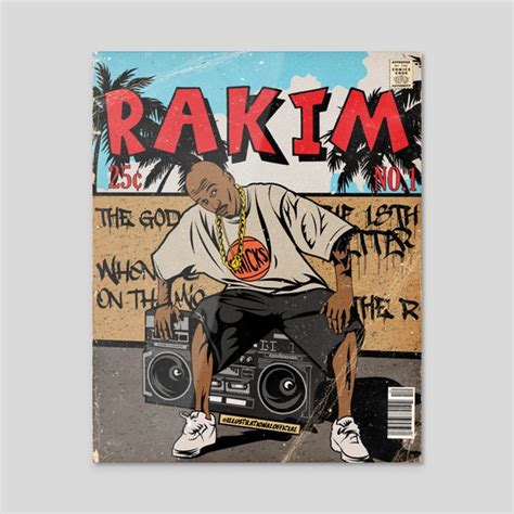 Rakim The God Comic Art An Art Print By Illustrationalofficial Inprnt