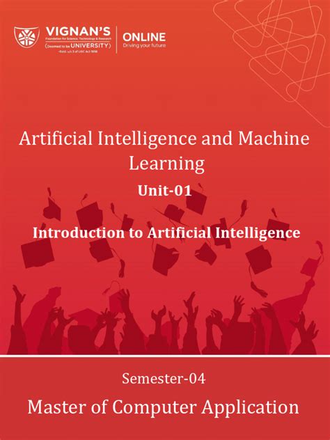 Vo Mca Sem 4 Artificial Intelligence And Machine Learning U1 Pdf Artificial