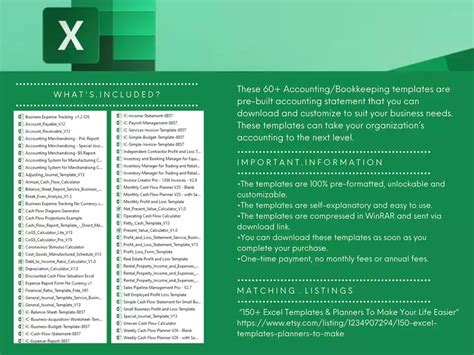 Resell 60 Accounting And Finance Excel Templates Scalenite
