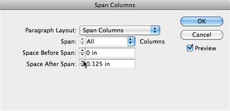 Spanning Your Indesign Headline Across Multiple Columns Of Text The Graphic Mac