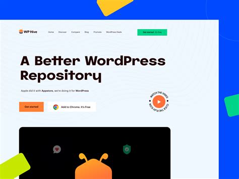 Wp Hive Redesign Hero Section Ui Design ️ By M Sohal ⚡ On Dribbble