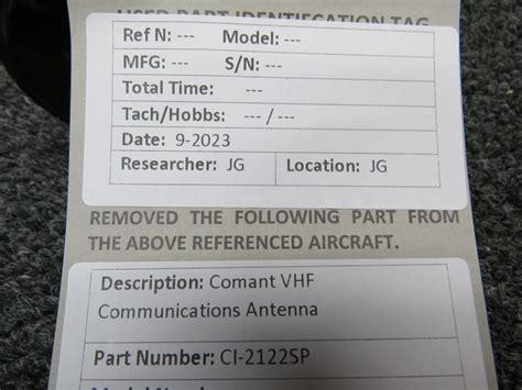 Ci 122sp Comant Industries Communications Antenna Vhf Antenna