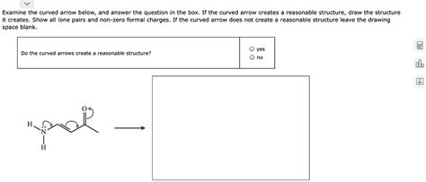 SOLVED Examine The Curved Arrow Below And Answer The Question In The Box If The Curved Arrow