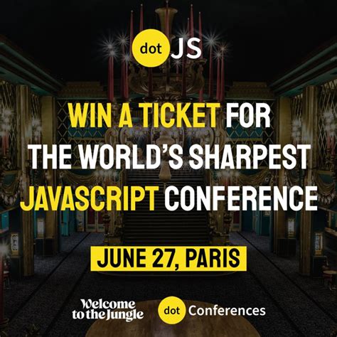 Welcome Tech On Linkedin Dotjs Javascript Devcommunity Techevent