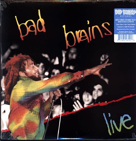 Bad Brains Live Lp Rsd 2026 Rockers Records