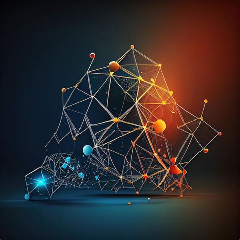 Ilustração gerada por ai conexões de internet tudo se conecta a tudo