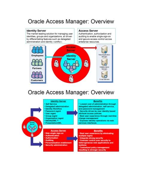Oracle Access Manager Overview Pdf Operating Systems Computer Software And Applications