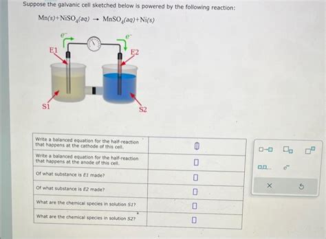 Solved Suppose The Galvanic Cell Sketched Below Is Powered Chegg