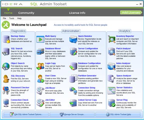 Sql Admin Toolset Idera