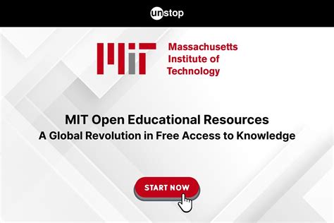 Mit Free Open Courses Boost Your Skills And Career Potential Now Unstop
