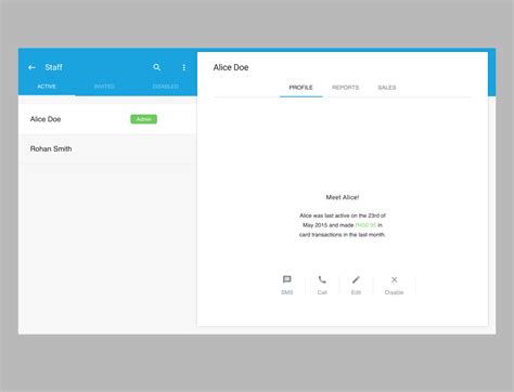Material Design Team Member Profile Ui — Codehim