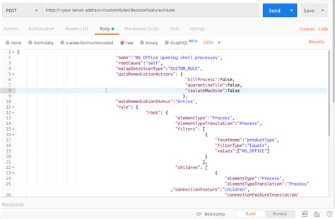 Create A Custom Detection Rule Cybereason API Documentation