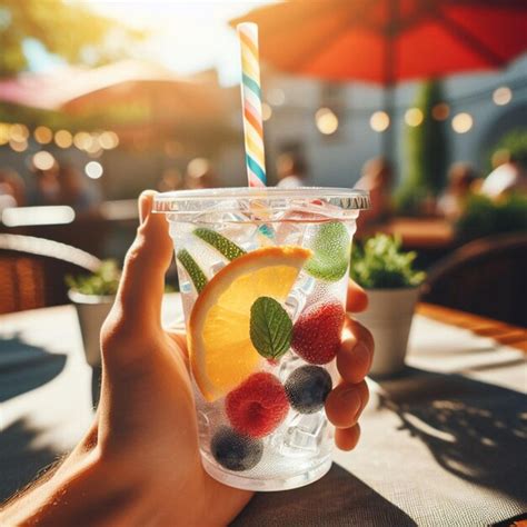 Premium Photo Drink Glass