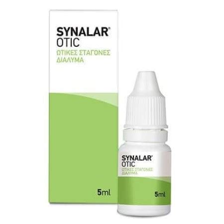 Синалар Отик ( Synalar Otic) 5 мл - заказать с доставкой, цена ...