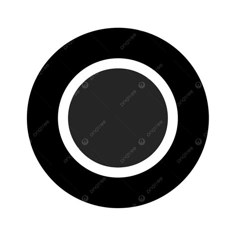 White Circle Outline Icon