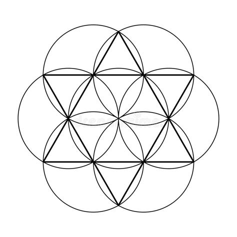 Circle Star Graph Scared Geometry Vector Design Elements This Is