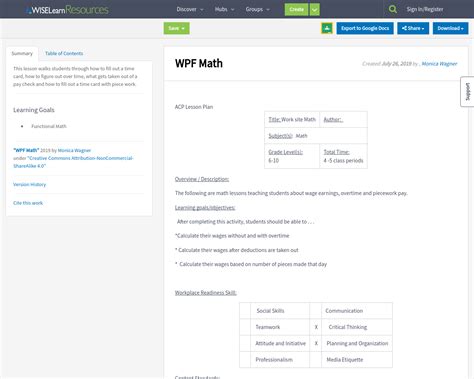 Wpf Math Wiselearn Resources