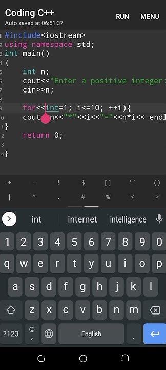 C Program To Display Multiplication Table Up To 10 Youtube