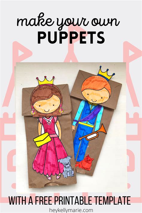 Make Your Own Princess And Prince Puppets Artofit