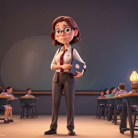 Premium Ai Image Teacher In The Classroom Generative Ai