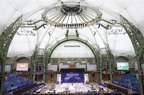 파리올림픽 태권도 경기장 ‘그랑 팔레 안에 韓 미디어아트 전시회