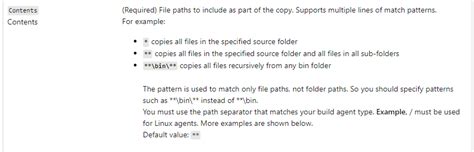azure devops is there a way in copy files tasks in tfs to copy the files and also it s