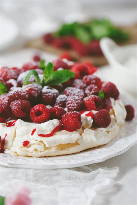 Raspberry Pavlova • Brittany Stager