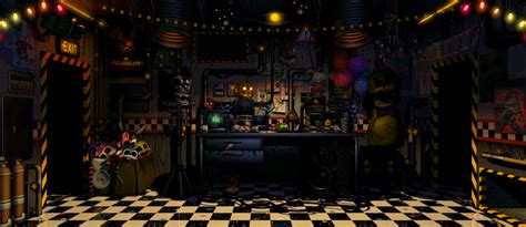 Fnaf Ucn Halloween Styled Office By Enderziom2004 On Deviantart