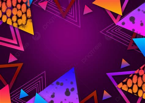 Background Latar Belakang Ungu Gradien Abstrak Segitiga Segi Tiga