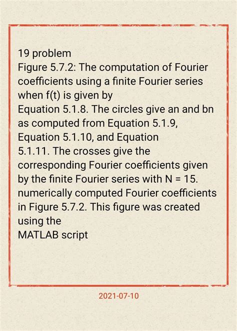 Solved 19 Problem Figure 5 7 2 The Computation Of Fourier
