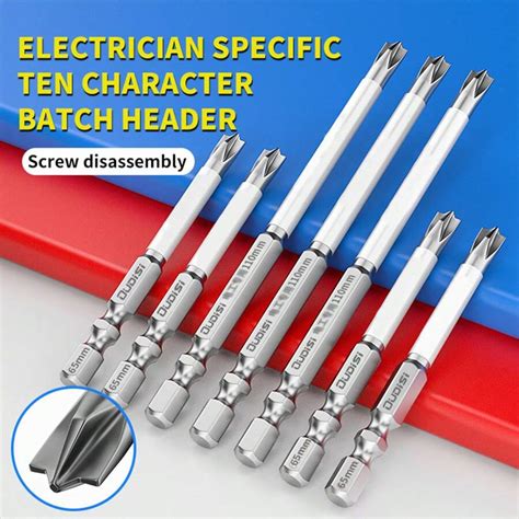 Tien Karakter Elektricien Batch Combinatie Assemblage 110mm65mm Anti Slip Impact Batch