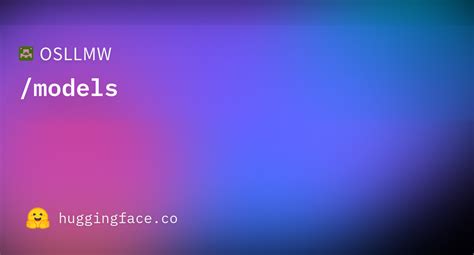 Osllmwmodels · Datasets At Hugging Face