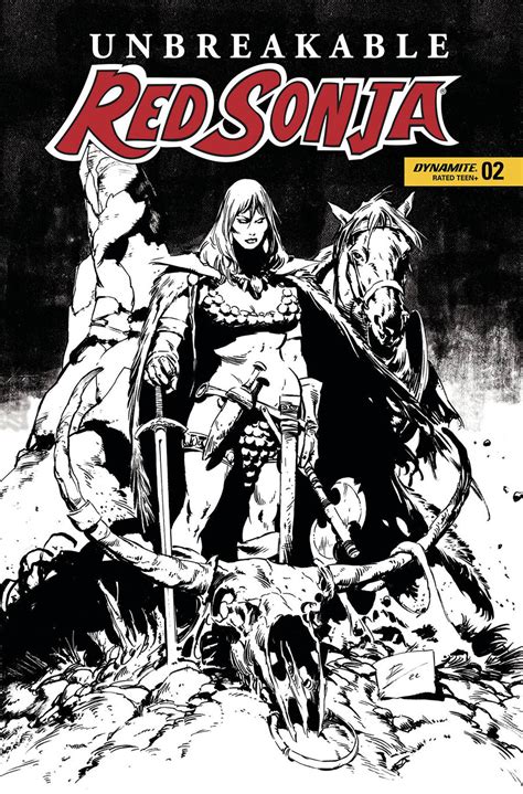Unbreakable Red Sonja 2 Cover O Incentive Roberto De La Torre Black