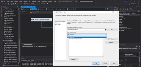 Sql Server Integration Services Ssis Basics Load Data From A Mysql
