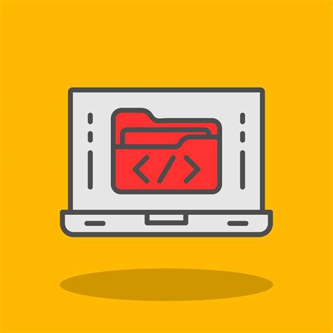 Software Development Filled Shadow Icon 44142380 Vector Art At Vecteezy