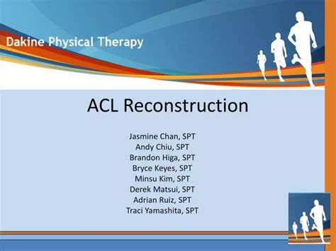 PPT ACL Reconstruction PowerPoint Presentation Free Download ID