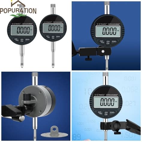 Pop Precisions 0 001mm Dial Indicator Gauges 0 12 7 25 4mm Meter Dial Indicator Shopee Thailand