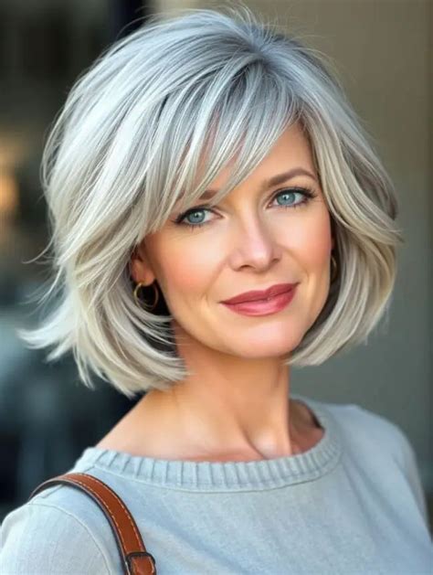 Modern Short And Sassy Haircuts For Women Over 50 Choppy Bob