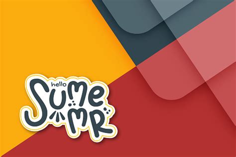 여름 휴가의 레터링 구성 추상적 배경에 여름 문자 스톡 일러스트레이션 관광객에 대한 스톡 벡터 아트 및 기타 이미지 관광객 계절 관광 리조트 Istock