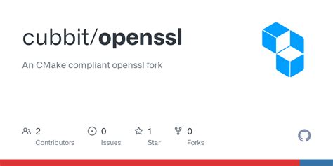 Github Cubbitopenssl An Cmake Compliant Openssl Fork