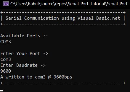 Serial Port Communication Between Pc And Arduino Using Visual Basic Net For Beginners Xanthium