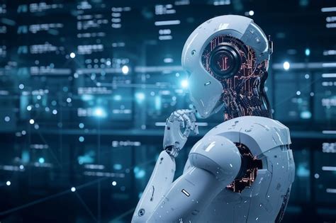 Premium Photo Ais Analytics Automation And Robotics For Big Data
