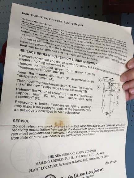 New England Cherry Wall Clock Model 860c